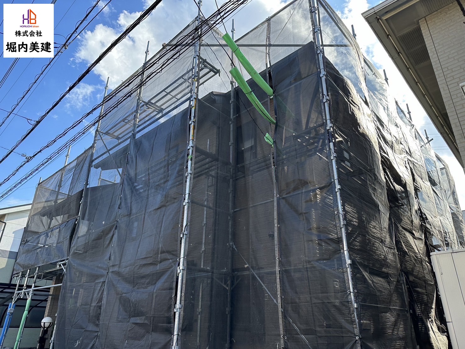 八千代市村上南 Y様邸 着工しました | 株式会社堀内美建 船橋市の外壁塗装・リフォームの HORI-PEN 船橋本店