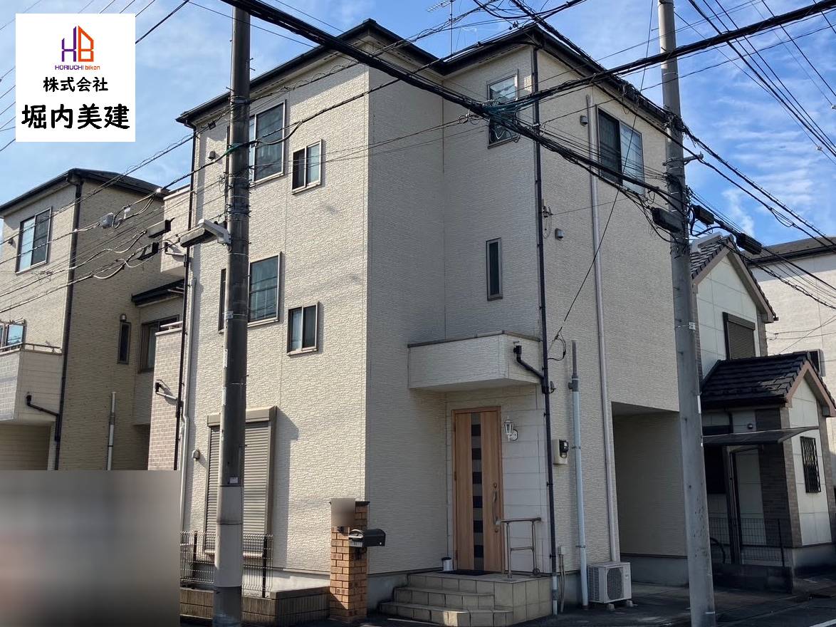 足立区舎人 M様邸 着工しました | 株式会社堀内美建 船橋市の外壁塗装・リフォームの HORI-PEN 船橋本店